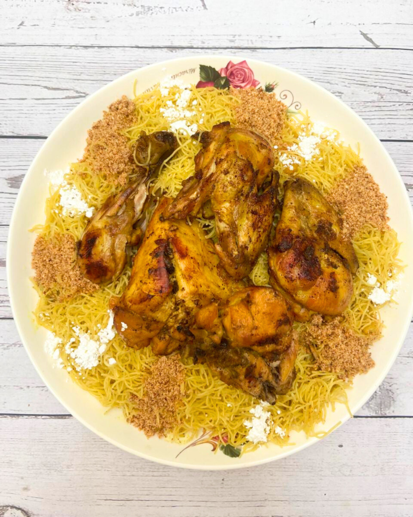 Moroccan Seffa with Sweet Chicken